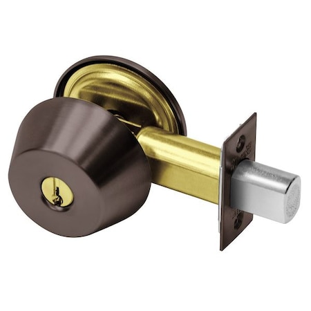 Sargent Deadbolt w/Thumbturn, Oil Rubbed Bronze 485 10B | Zoro