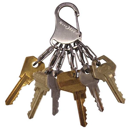 Nite Ize Stainless Steel Key Rack, Silver KRS-03-11 | Zoro