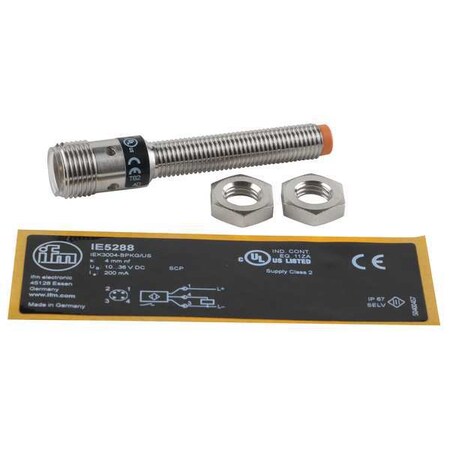 Ifm IE5288 $58.87 Proximity Sensor, Inductive, 4mm, PNP, NO | Zoro.com