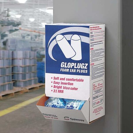 Gateway Safety GloPlugz(R) Soft Foam Ear Plugs, Bell Shape, Blue, 200 ...