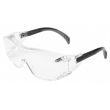 Gateway Safety Safety Glasses, Cover2(R), Clear Scratch-Resistant Lens ...