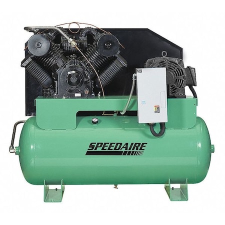 Speedaire Elec. Air Compressor, 2 Stage, 25HP, 84CFM 35WC69 | Zoro