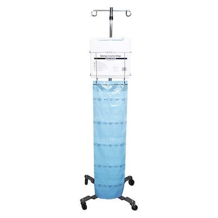 Hcs Bag Sponge Counter, Blue, PK250 HCS7010B | Zoro