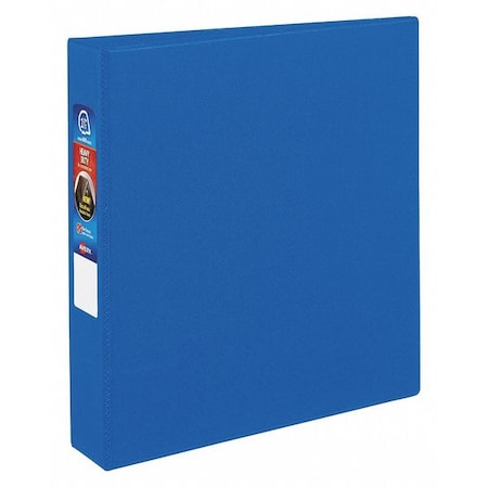 Zoro Select 1-1/2" D-Ring Binder, Heavy Duty, Blue, 11 x 8.5 AVE79885 ...