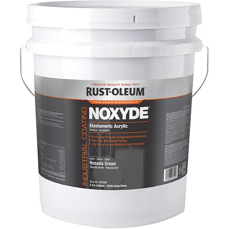 Rust-Oleum Elastomeric Acrylic Coating, Reseda Green 283089 | Zoro