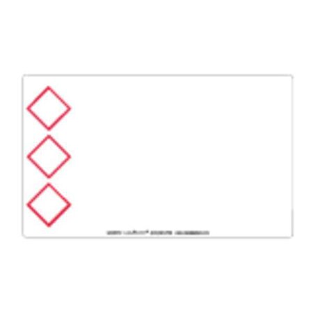 Labelmaster Three Red Diamonds Label, 6"W, Paper, PK250 GHIS0031 | Zoro