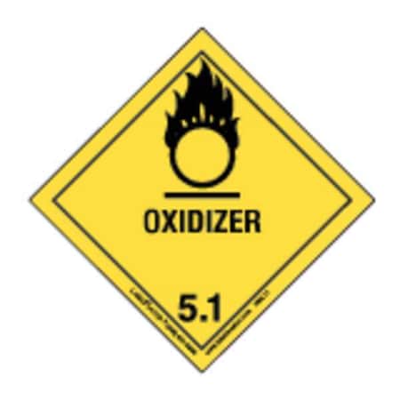 Labelmaster Oxidizer Label, 100mmx100mm, Paper, 500 HML11 | Zoro