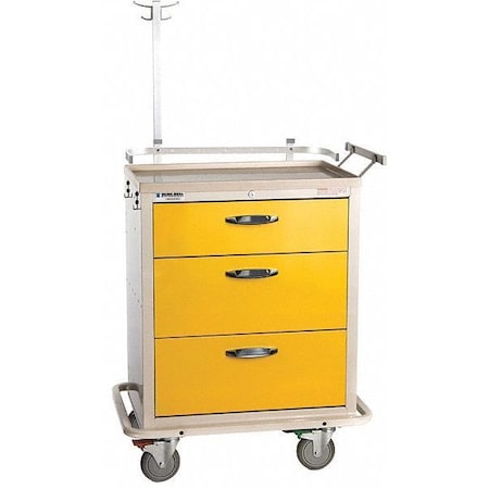 Blue Bell Medical Isolation Cart, Steel, 1 Shelves, 1400 lb. 08K24-126 ...