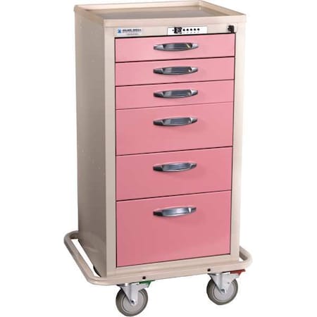 Blue Bell Medical General Supply Cart, Steel, 1 Shelves, 1400 lb. 08C30 ...