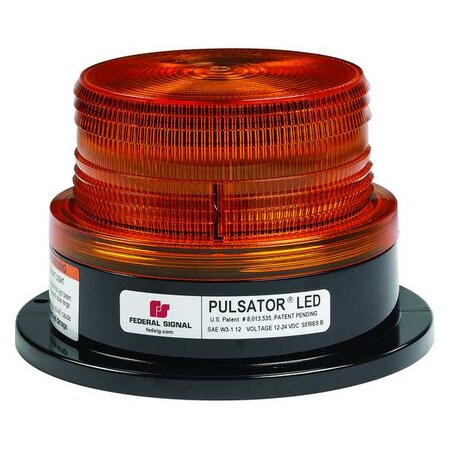 Federal Signal Beacon Light, LED, 15 Flash Patterns 212670-02SB | Zoro