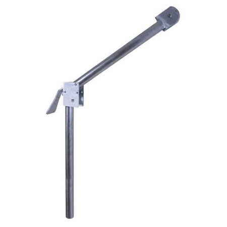 Dayton Davit Crane, 500 lb Capacity, 34.6 in to 42.2 in Reach, 0 in to ...