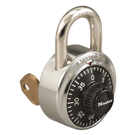Master Lock Combination Lock, Black Dial 1525-V30 | Zoro