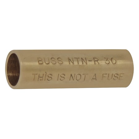 Eaton Bussmann Dummy Fuse, 1 to 30A Amp Range, H, R UL Class NTN-R-30 ...