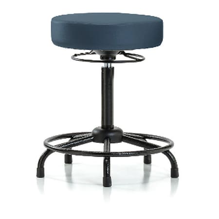Blue Ridge Ergonomics Bench Stool, Hi, Vinyl, RT, Glides, Sapp BR-VHBSO ...