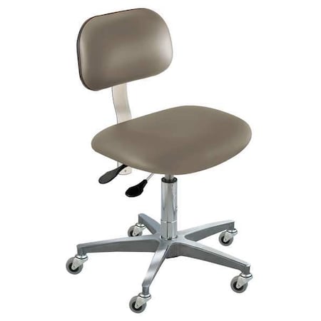 Biofit Ergonomic Chair Upholstered Vinyl, Height Range 17 to 22" Gray ...