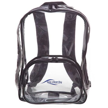 Cortech Backpack, Clear, PVC Plastic, 2 Pockets CSEEBAC | Zoro