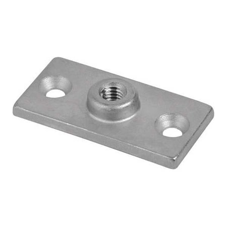 Calbrite Split Ring Mounting Plate, 316 SS, 3/8 in S60300SPMP | Zoro
