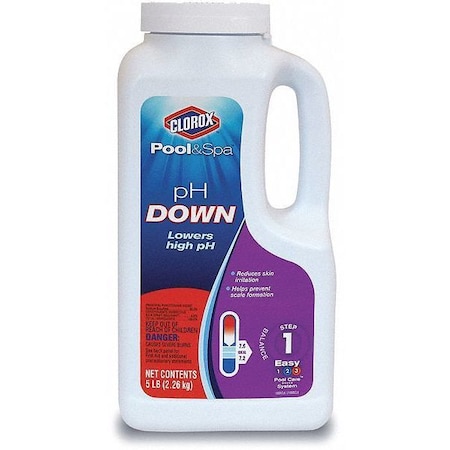 Clorox pH Adjuster, Granular, 5 lb., 1 to 3 10005CLX | Zoro