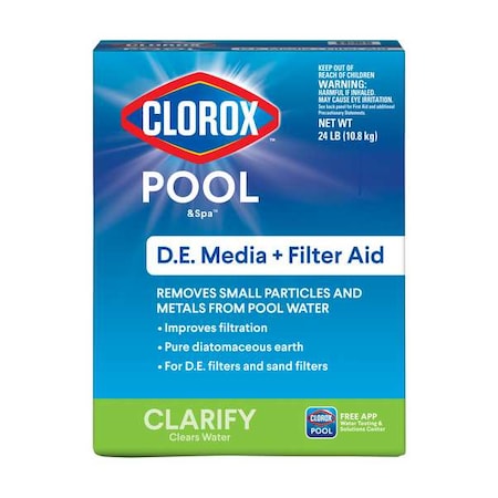 CLOROX POOL & SPA Filter Aid,Granular,24 lb. (50124CLX) | Zoro