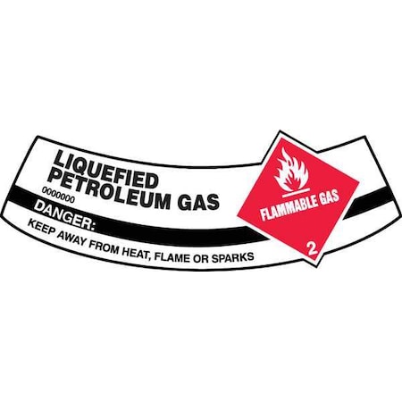 Accuform Cylinder Label, 5-1/4x2 In, Petroleum MCSLPER | Zoro