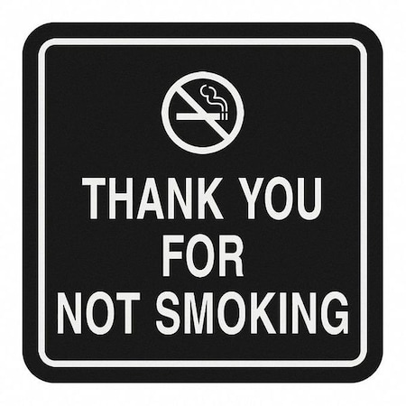 Intersign General Sign, 5-1/2" Height, 5-1/2" Width CTP-G10(S37) | Zoro