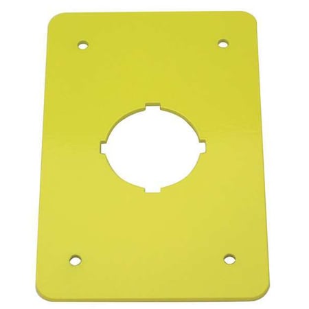 Rees Switch Plate, 30.5mm Switches, Yellow 01004-043 | Zoro