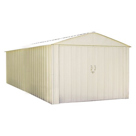 Arrow Storage Products 195.9 cu ft Steel Storage Building, Eggshell ...