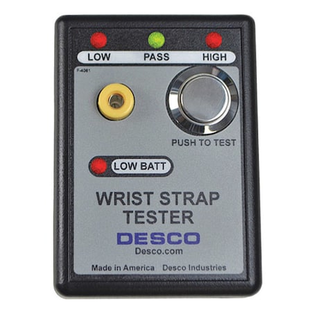 Desco Wrist Strap Tester 19240 | Zoro