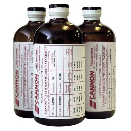 Cannon Instrument Co Reference Standards, For Auto Viscometer 82.0068 ...