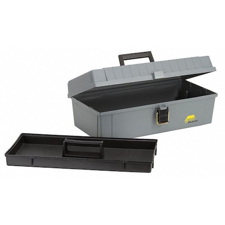 Plano Portable Tool Box, Polypropylene, Gray 303-008 | Zoro
