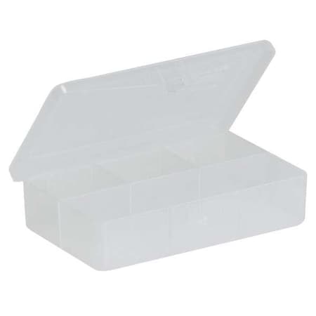 Plano Compartment Box with 4 compartments, Plastic, 1" H x 2.88 in W ...