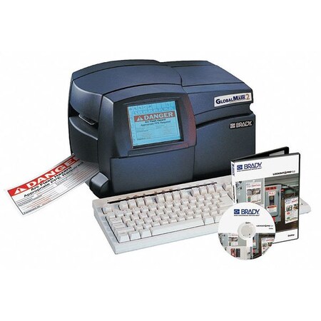 Brady Desktop Label Printer, GlobalMark 99009 | Zoro