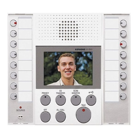 Aiphone Master Station, CAT-5e AX-8MV-W | Zoro