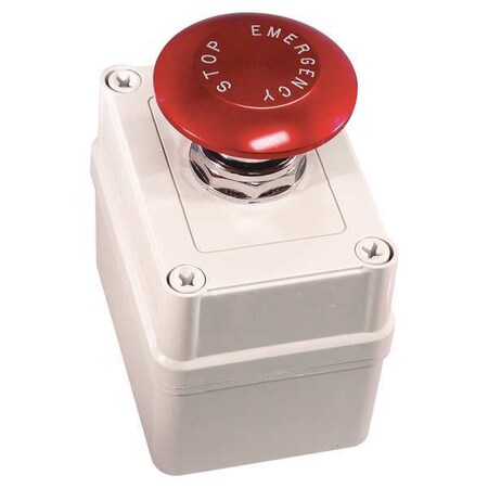 Hoffman Push Button Control Station, 1NC, 30mm 4XT5J63-1 | Zoro