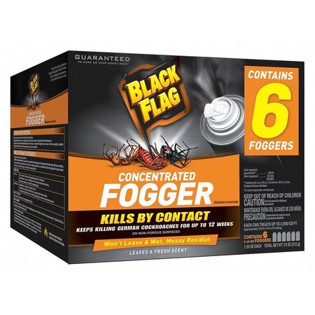 Black Flag Insect Killer, 1.25 oz., Aerosol, PK6 HG-11037 | Zoro