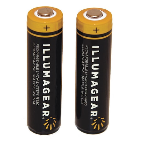 Illumagear Halo Light Batteries, Rechargeable, PK2 HARB-01A-X2 | Zoro