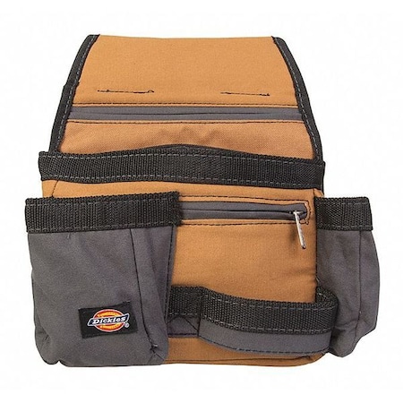 Dickies Framers Pouch, 11 Pocket, Gray/Tan, Heavy Duty, Padded Canvas ...