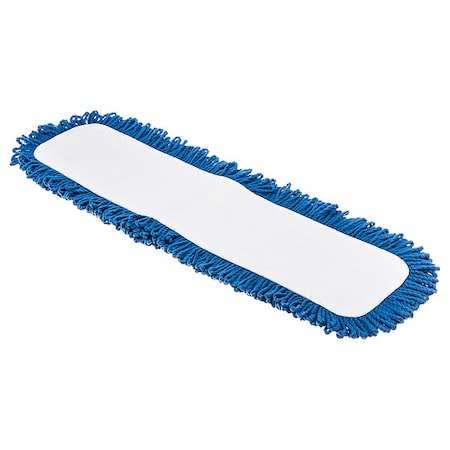 Carlisle Foodservice Dust Mop, Blue, Microfiber, PK12 363312414 | Zoro