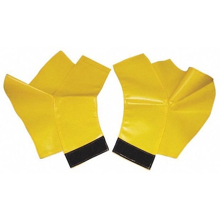 Chicago Protective Apparel Spats, Leather, 7 in Length, Yellow 485-VCN ...