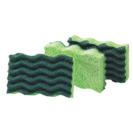 Libman Commercial Scrub Sponge, Heavy Duty, Cellulose, PK8 1077 | Zoro