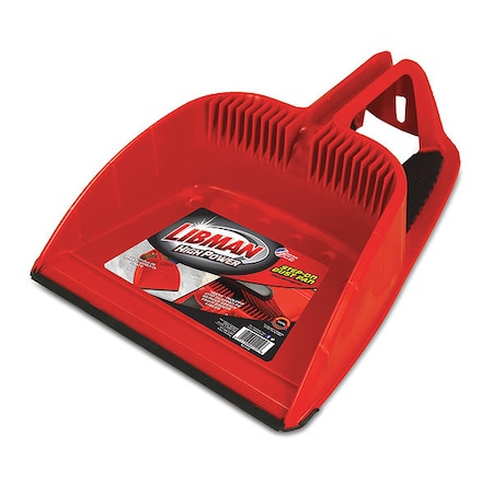 Libman Commercial Dust Pan, Step-on Foothold, 12", PK4 2125 | Zoro