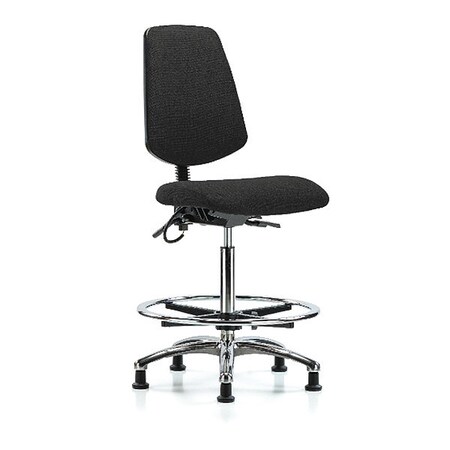 Zoro Select ESD Task Chair, No Arms, 26-1/4" to 36" Height, Black BR ...