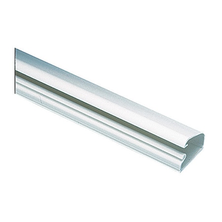 Panduit Base Raceway, LD5 Series, 1 Channel, 1 in W, 0.58 in H, 10 ft L ...