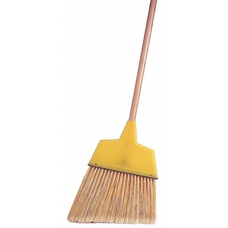 Weiler 12 in Sweep Face Angle Broom, Yellow 44305 | Zoro