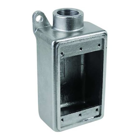 Calbrite Weatherproof Electrical Box, 25 cu in, FD Box Type, 1 Gang ...