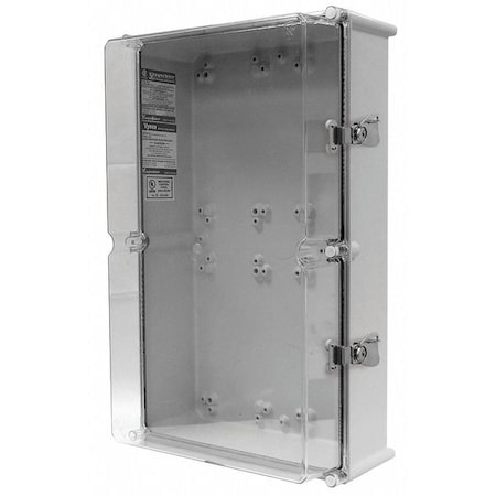 Hoffman Fiberglass Reinforced Polyester Enclosure, 4X, Hinged A61 ...