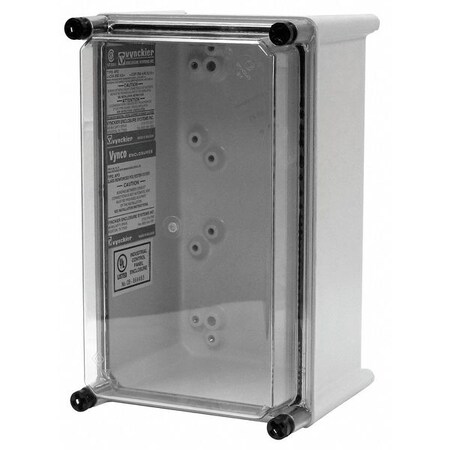 Hoffman Fiberglass Reinforced Polyester Enclosure, 4X, Screw On A31 ...