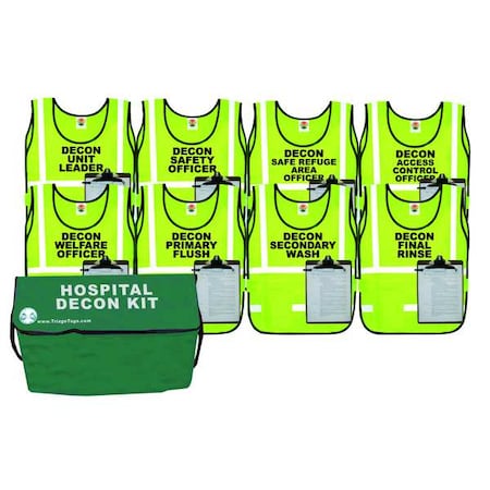 Disaster Management Systems Hospital Decon Kit, 8 Vests DMS 05041 | Zoro