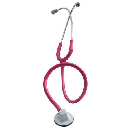 3M Littmann Stethoscope, Single Head, Adult, Raspberry 2296 | Zoro