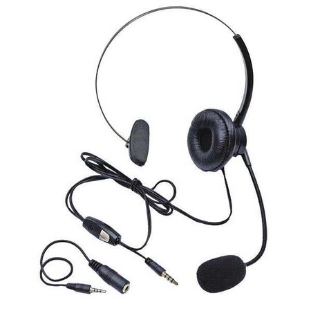 Cobra Corded Headset, Noise Cancelling, Hands Fr CB-WIREDHF | Zoro